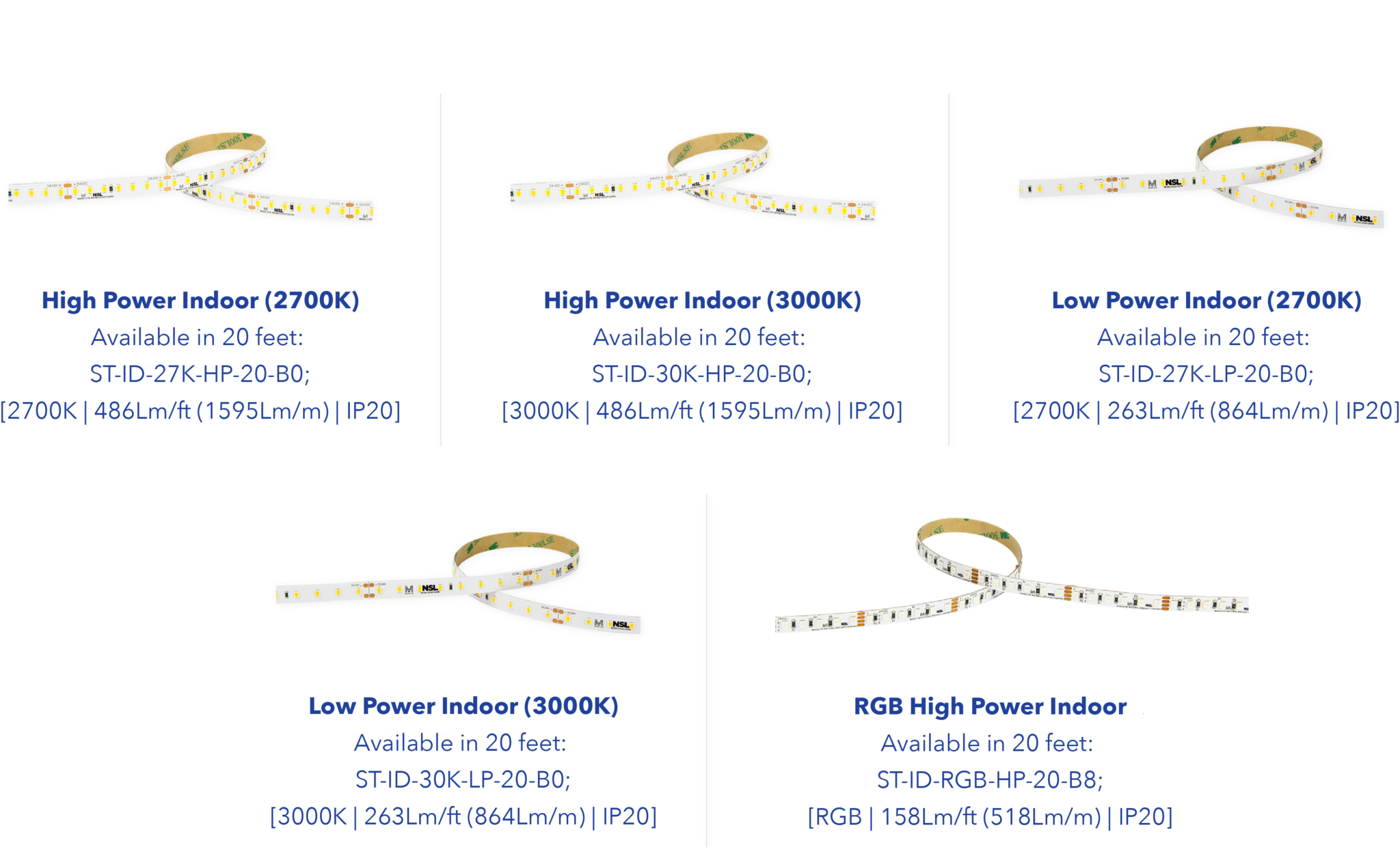 Streamline and Standard Series | LED Tape Lighting Innovations